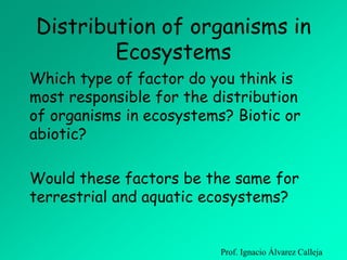 Ecosystems | PPTX | Geography | Science