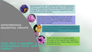 Asynchronous Sequential Circuit-Unit 4 ppt | PPTX