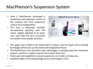 Unit 4 PPT.pdf Suspension steering and brakes | PPT