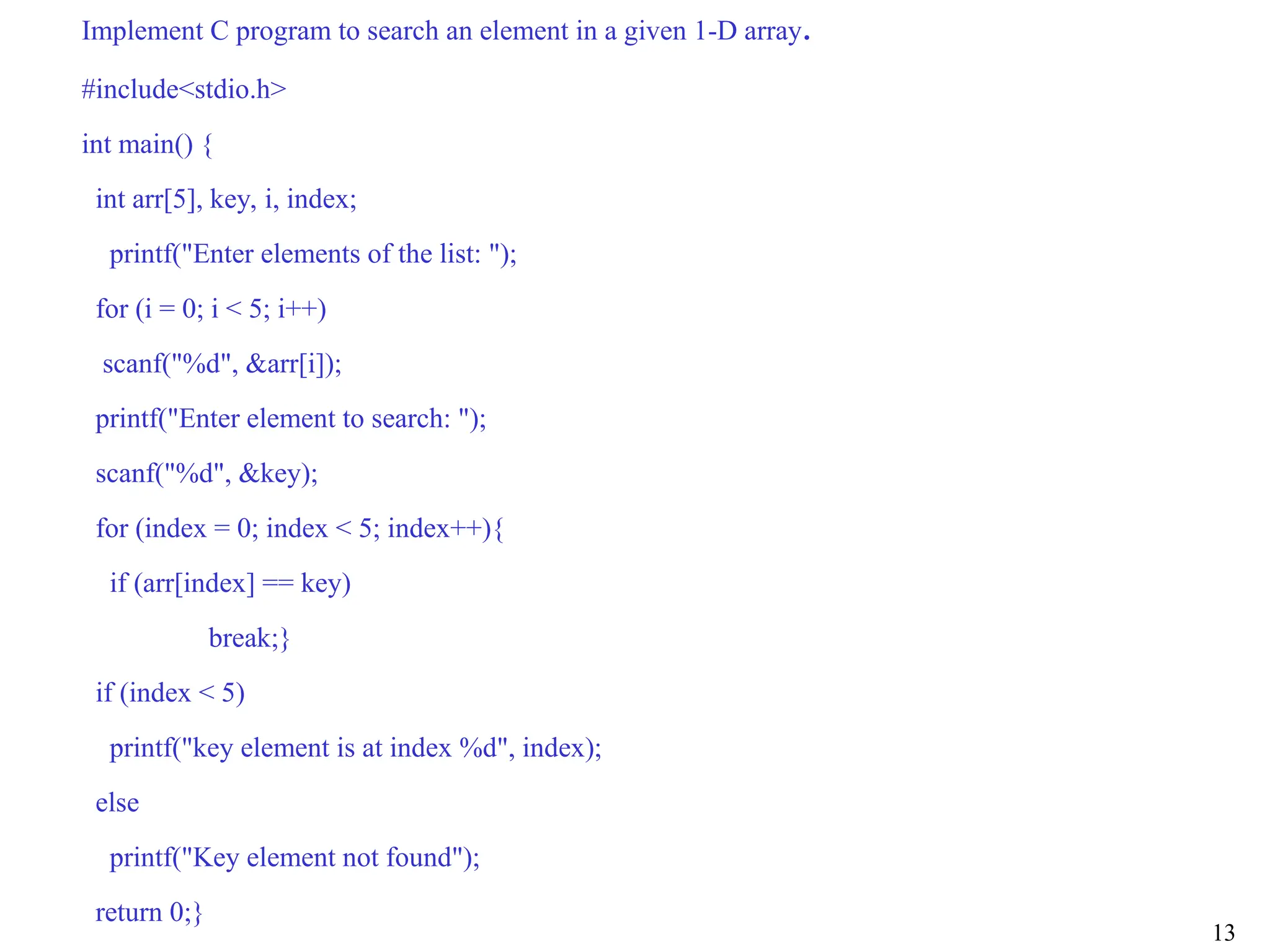 Basics of array in C. 1D array and 2D C | PPT