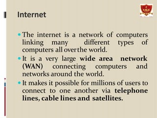 Unit4 ppt1 introduction to internet | PPT