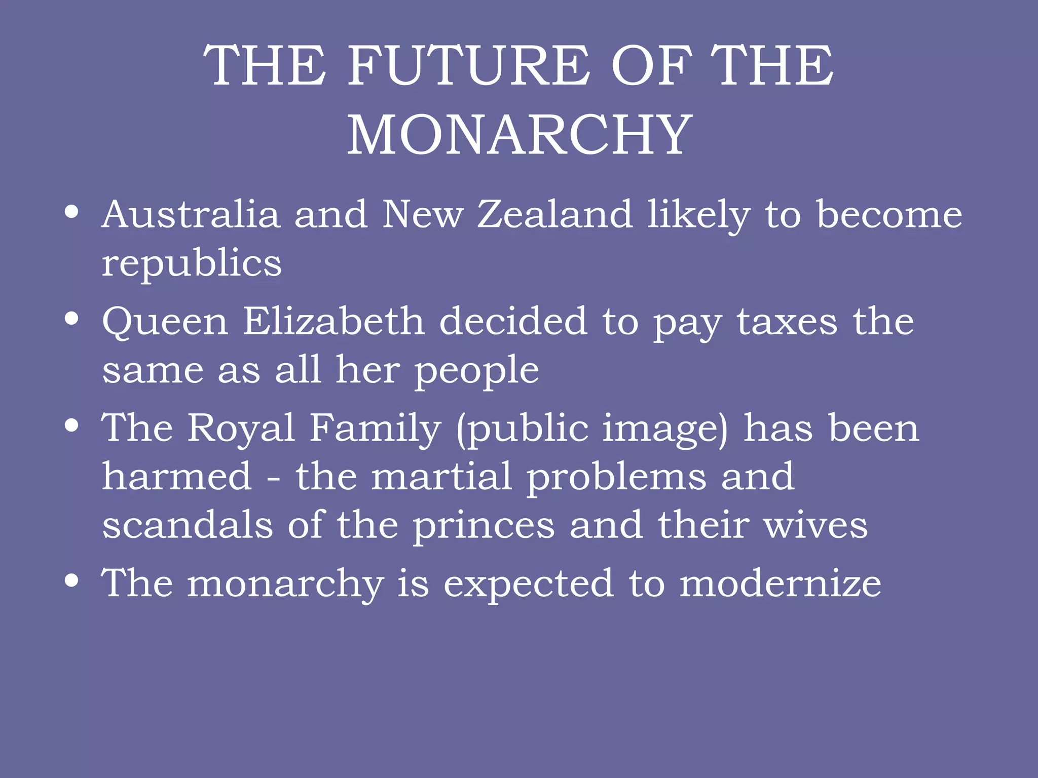 Unit 4: The Monarchy | PPT