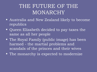 Unit 4: The Monarchy | PPT