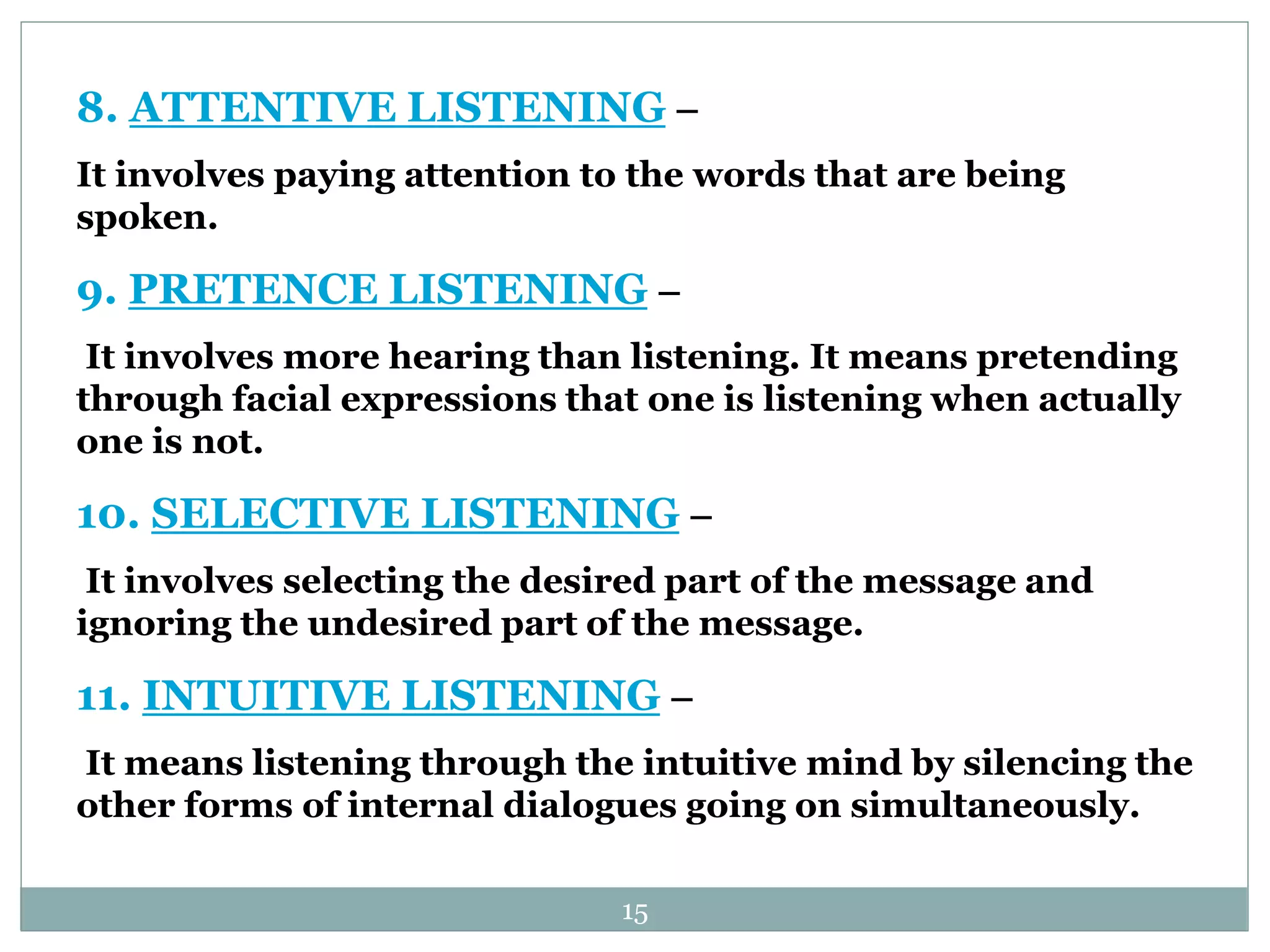 LISTENING SKILLS | PPTX