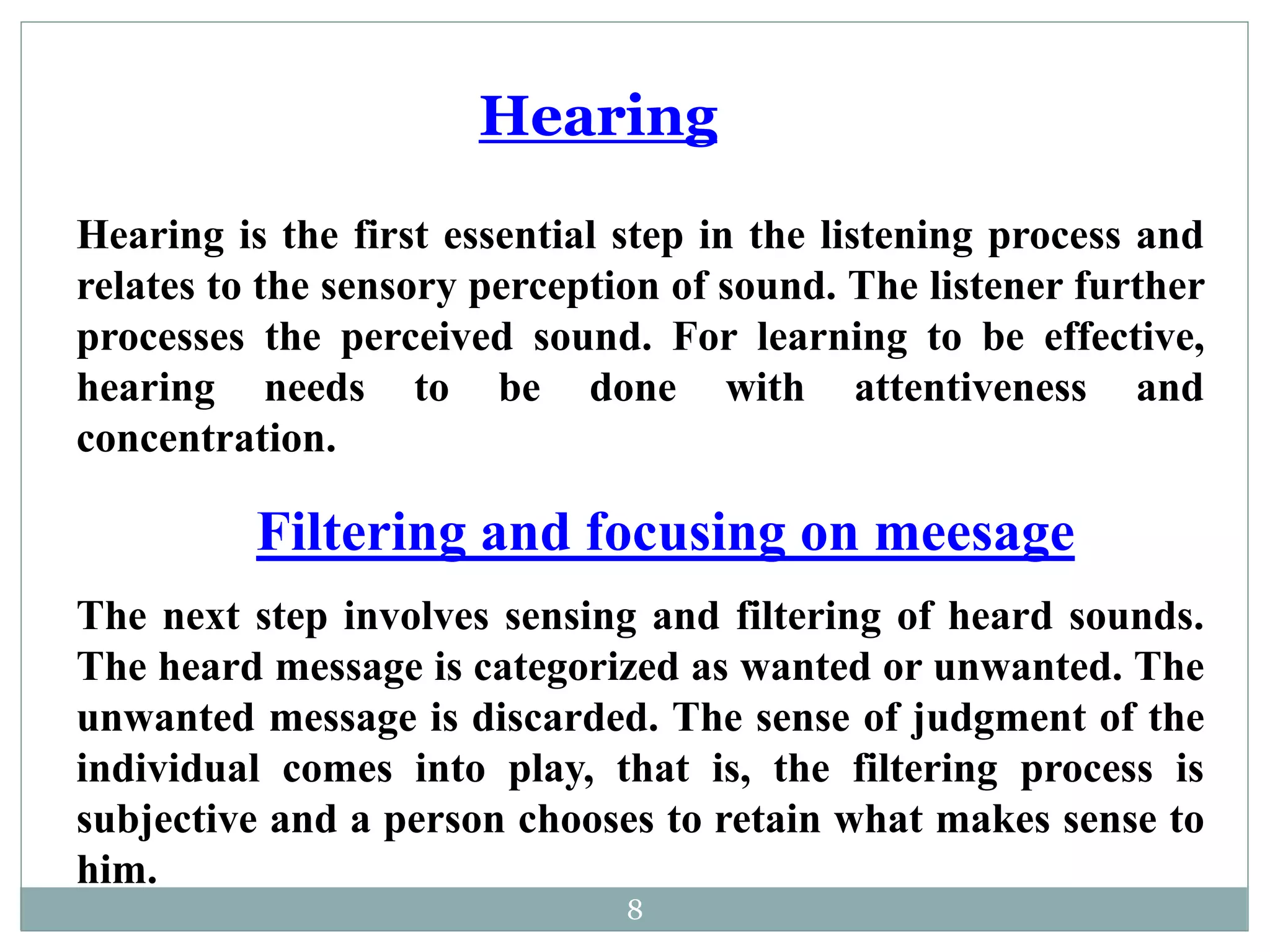 LISTENING SKILLS | PPTX