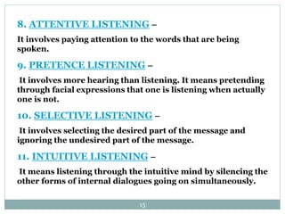 LISTENING SKILLS | PPT