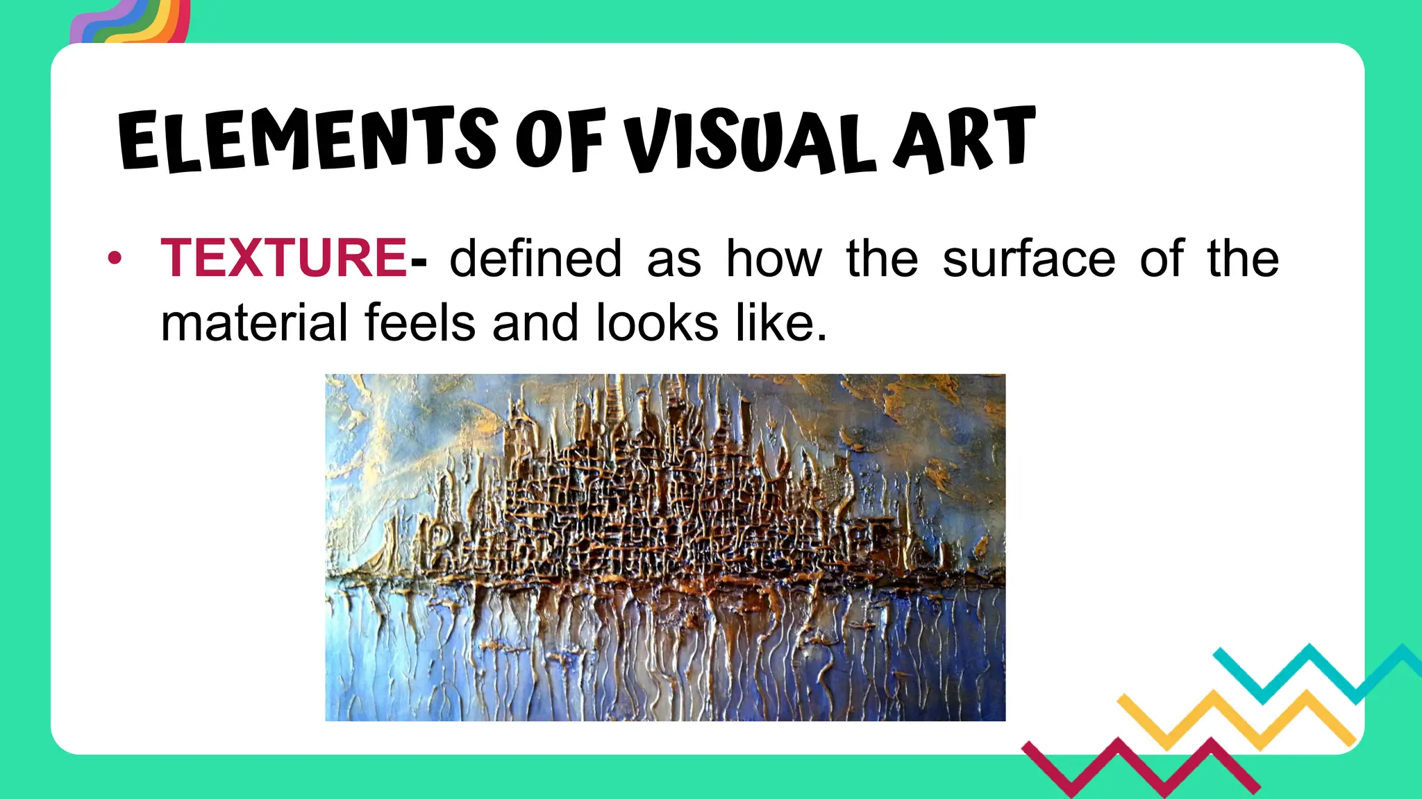 UNIT 4 PRESENTATION elements of arts.pptx | 3-D Graphics | Computer ...