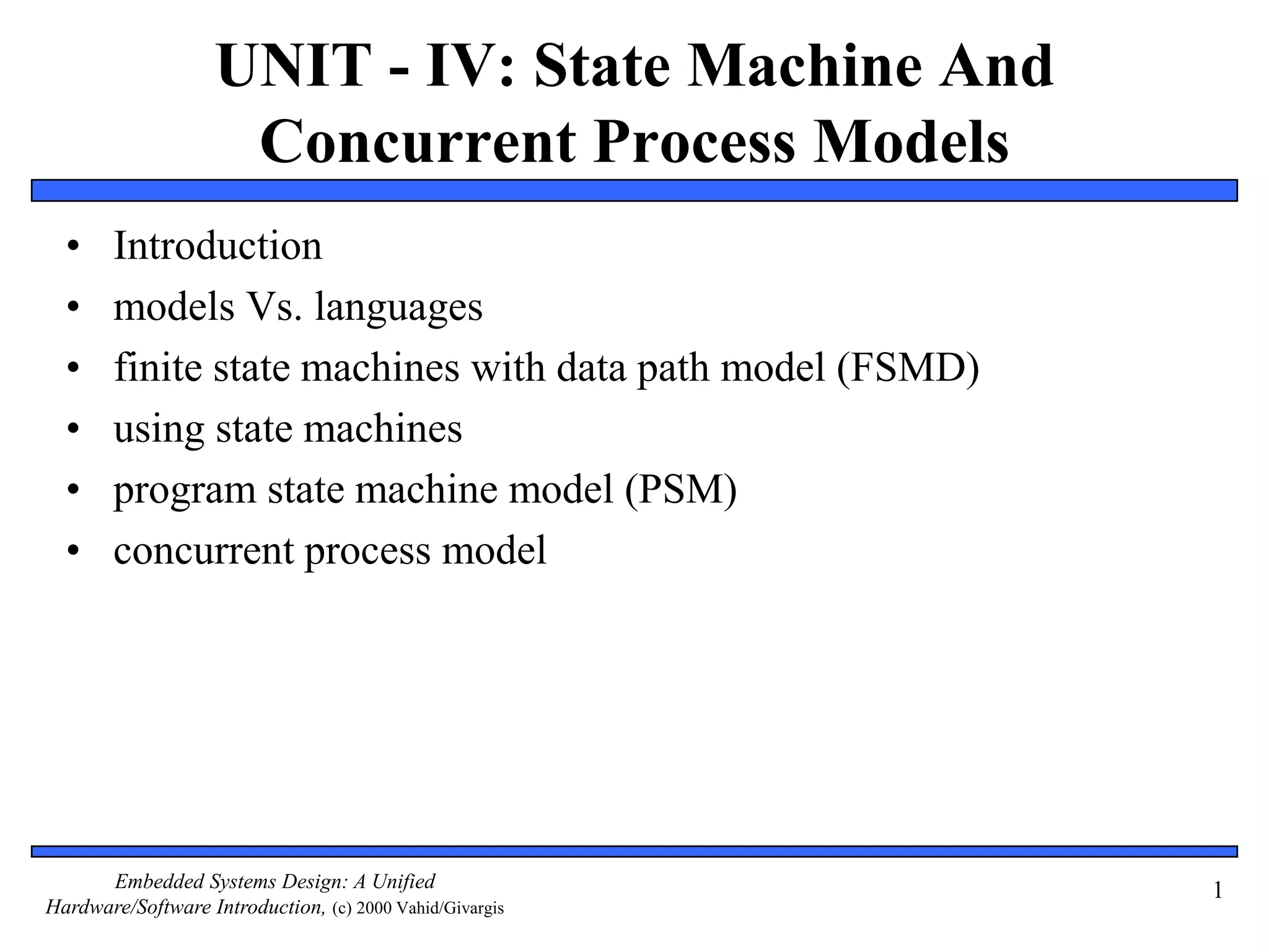 Embedded system design process_models | PPT