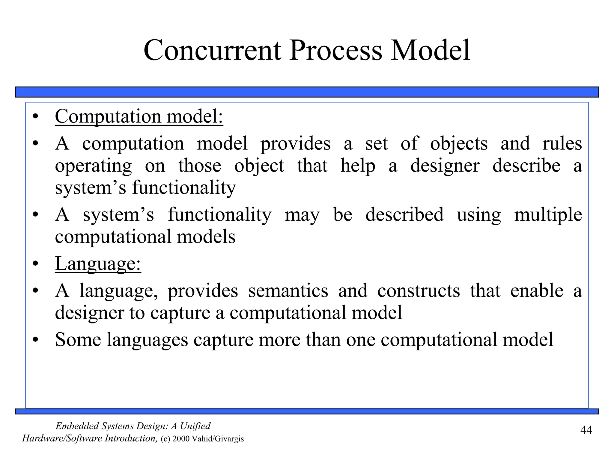Embedded system design process_models | PPT