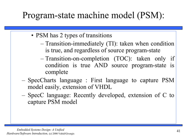Embedded system design process_models | PPT | Programming Languages ...