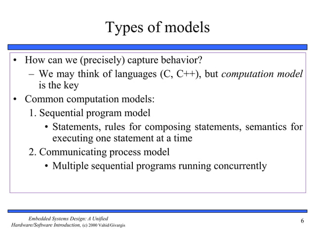 Embedded system design process_models | PPT | Programming Languages ...
