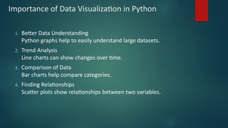Comprehensive Guide to Data Visualization Using Python Libraries | PPTX