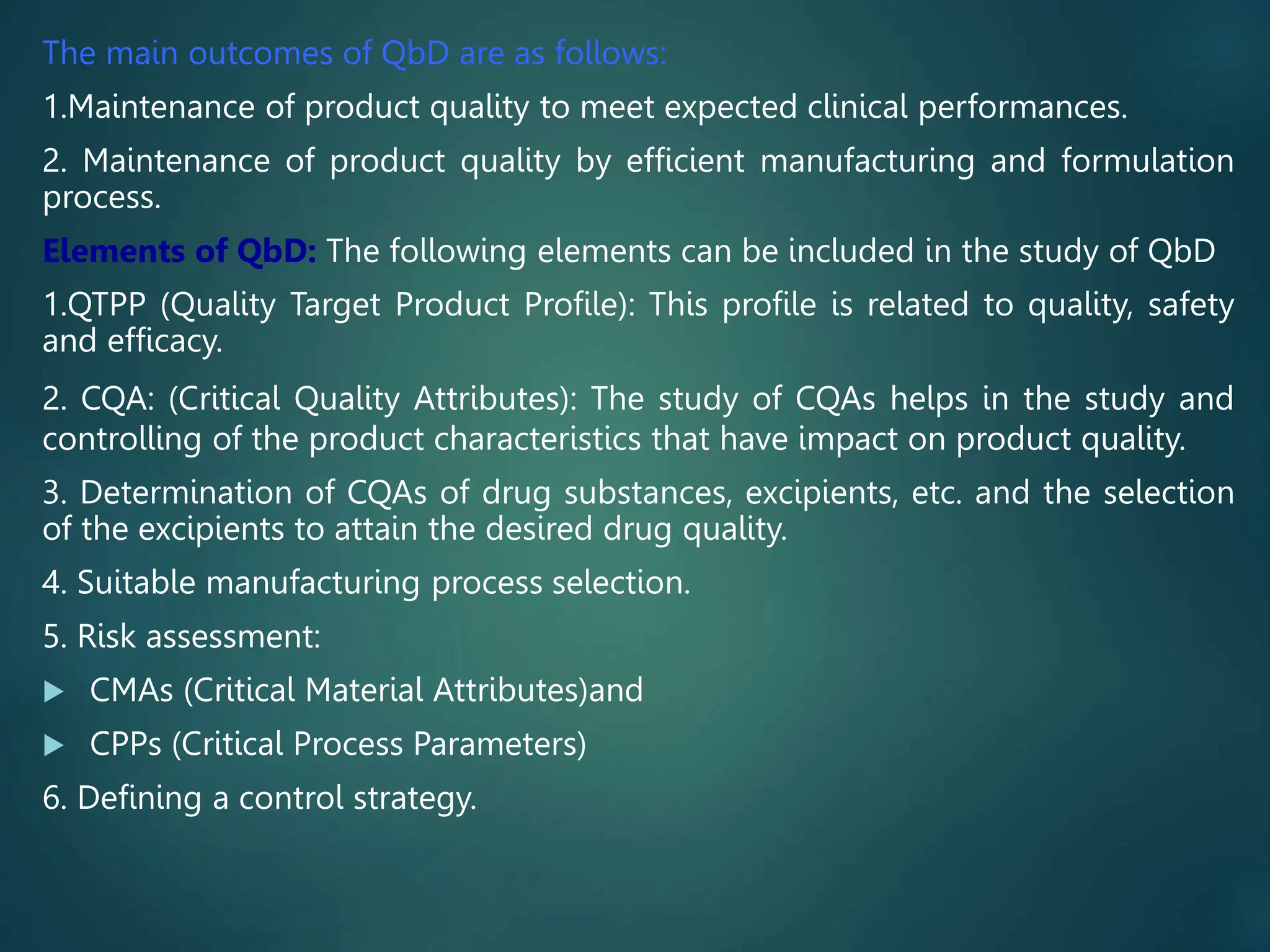 Quality Management System including the Quality management and ...