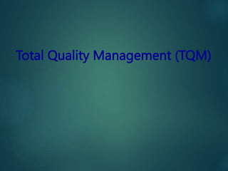 Quality Management System including the Quality management and ...