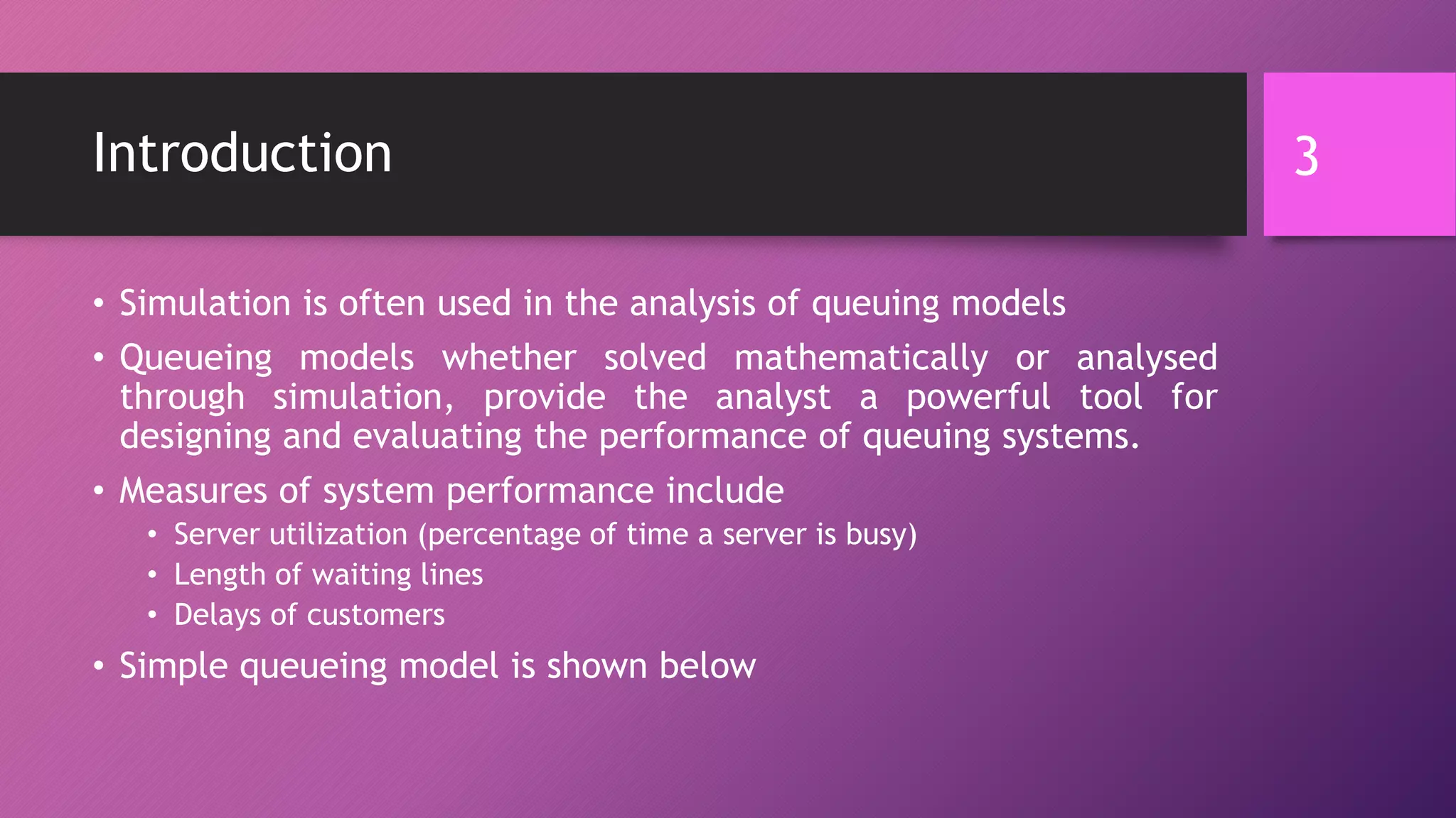 Unit 4 Queuing Models Ppt