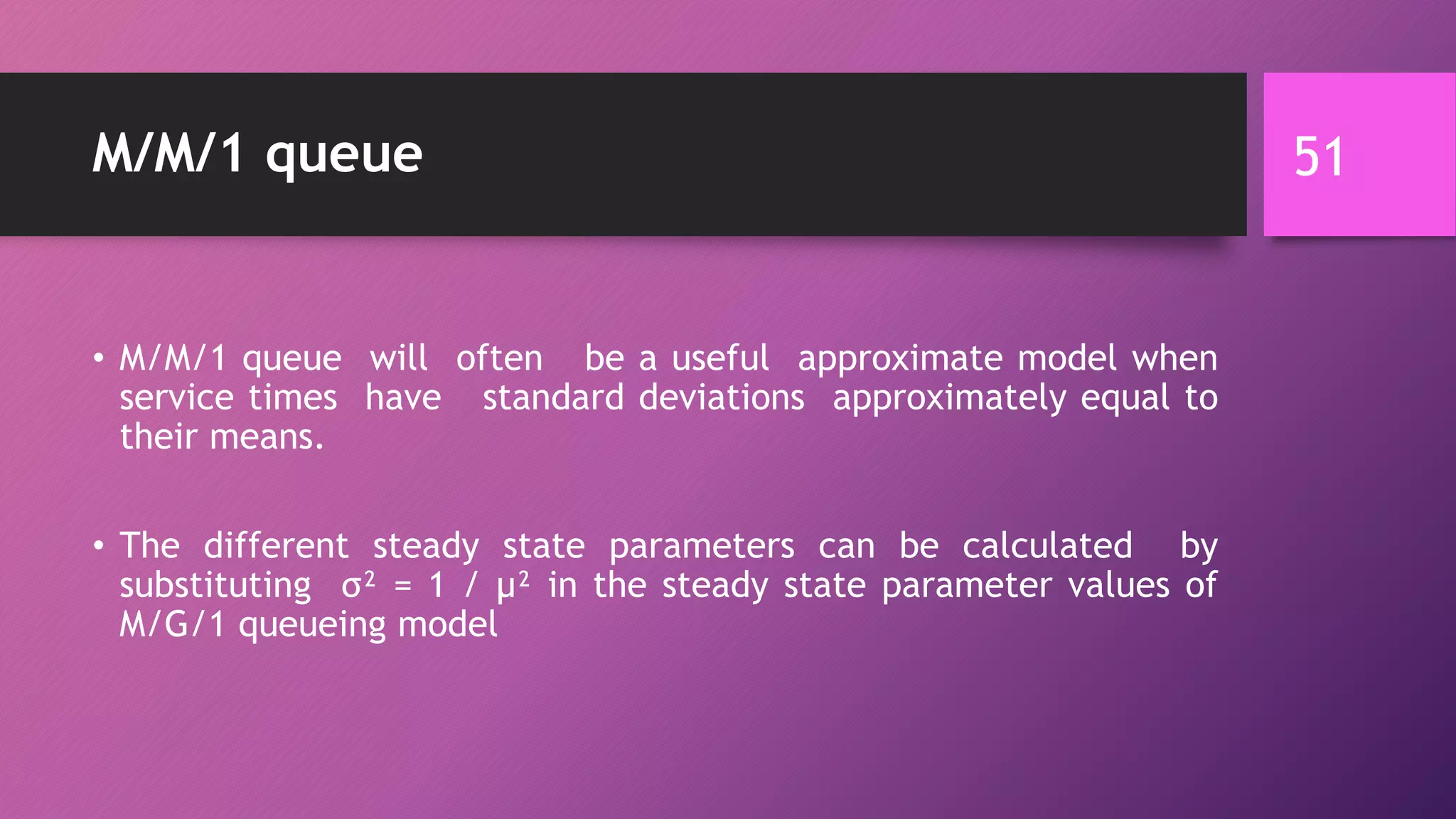 Unit 4 queuing models | PPTX