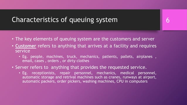 Unit 4 queuing models | PPTX