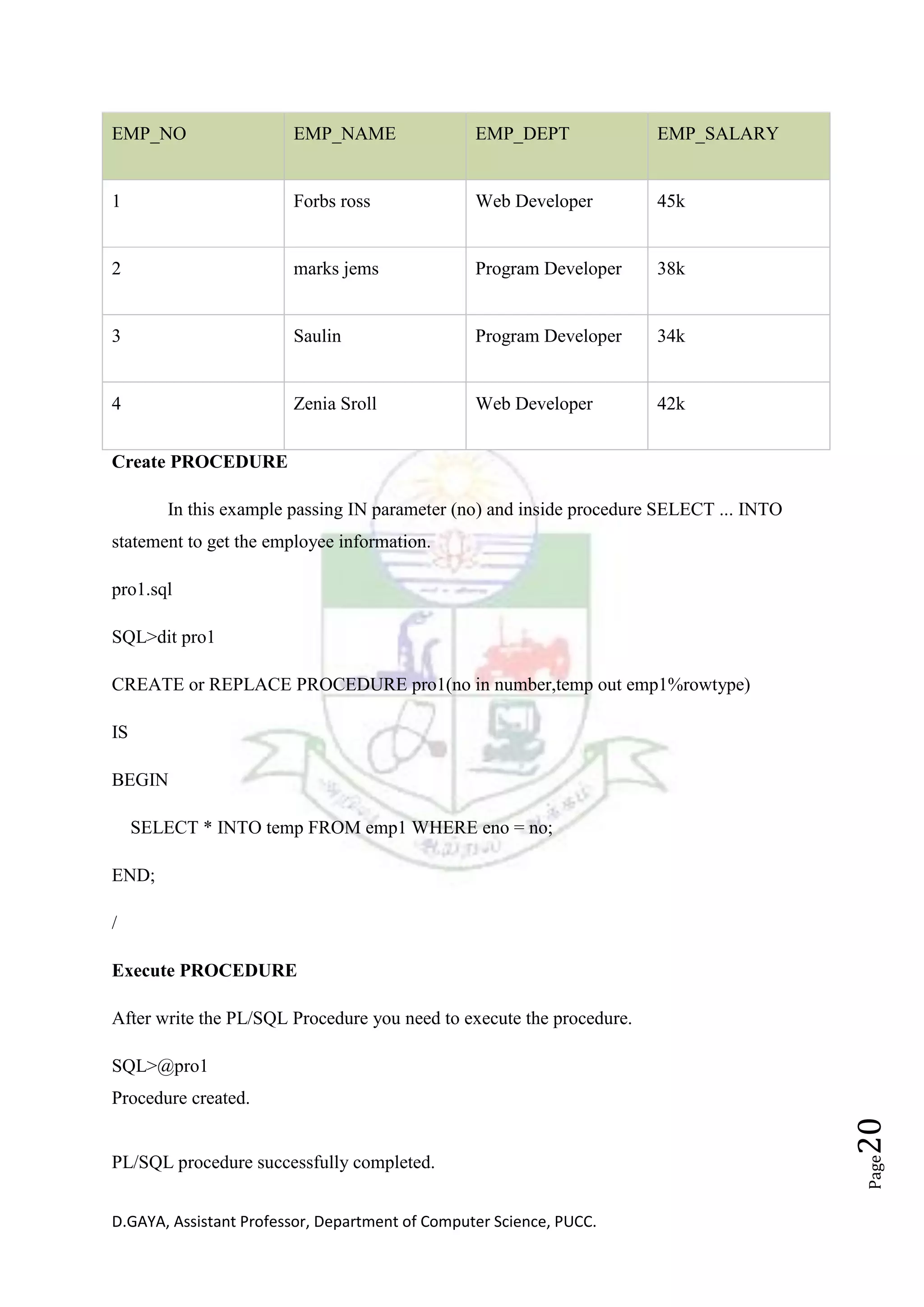 Unit 4 rdbms study_material | PDF