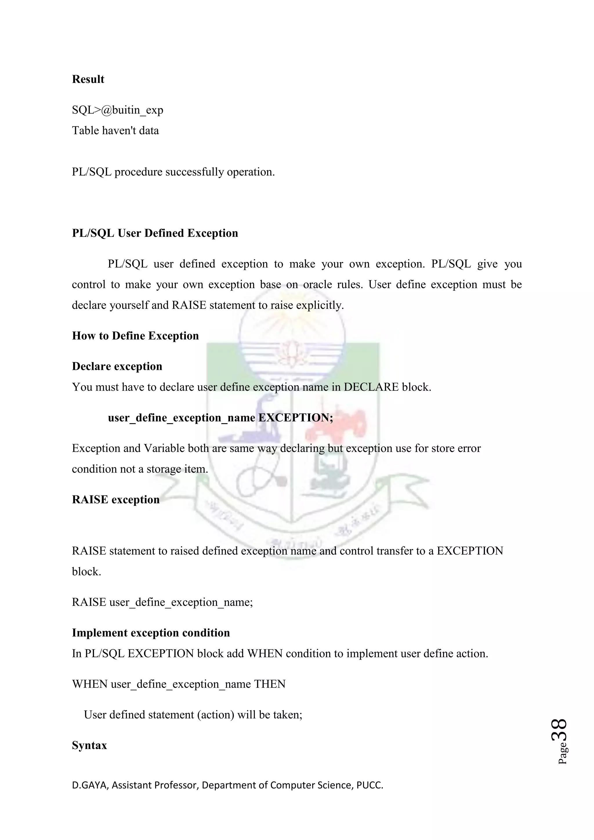 Unit 4 rdbms study_material | PDF