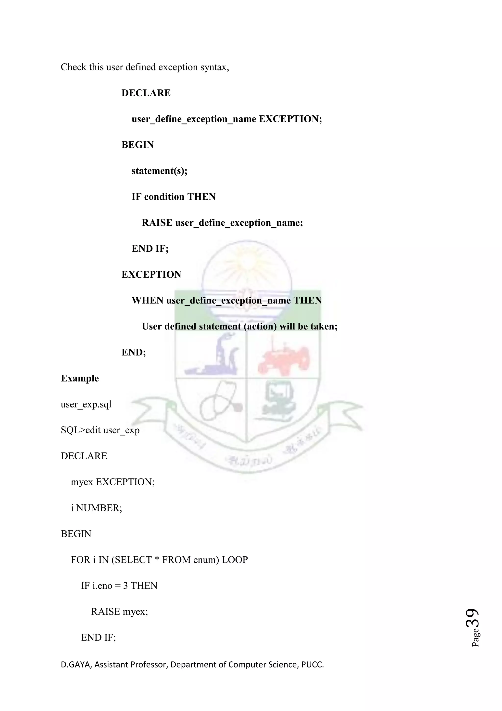 Unit 4 rdbms study_material | PDF