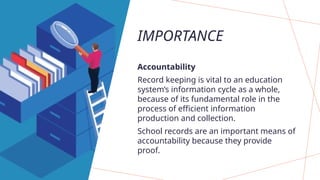 Record keeping system in Classroom for effective class decorum | PPT