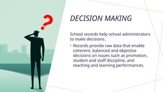 Record keeping system in Classroom for effective class decorum | PPT