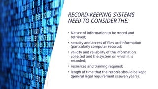 Record keeping system in Classroom for effective class decorum | PPT