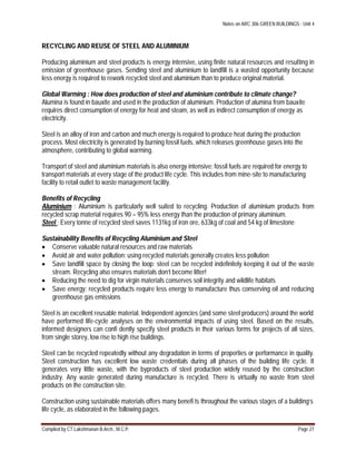 Green Buildings-reduce resue and recycle | PDF