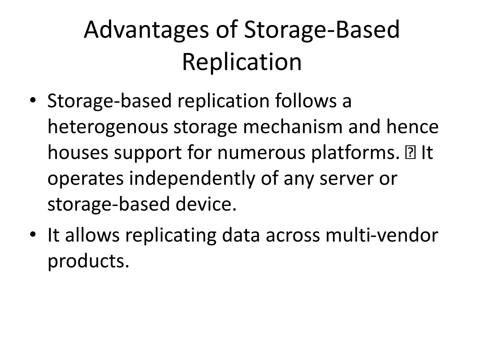 Data Replication from Storage Technology | PPTX