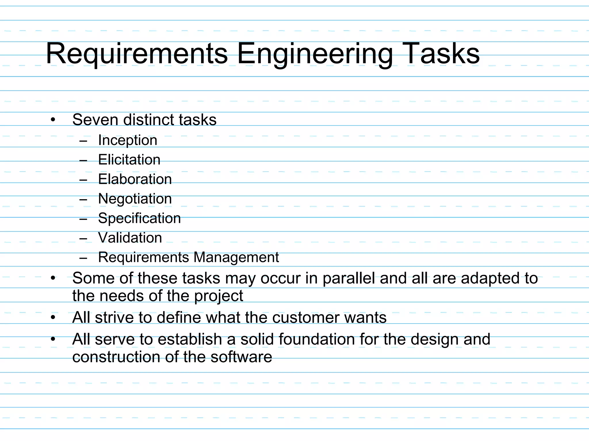 requirements analysis and design | PPT