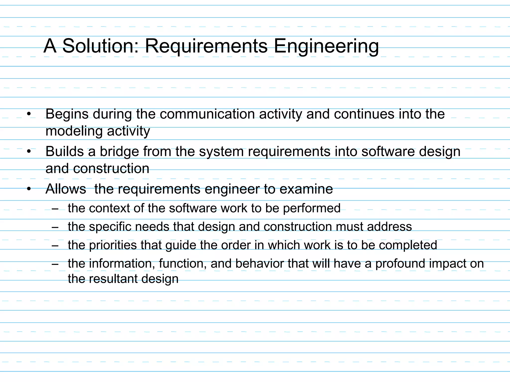 requirements analysis and design | PPT