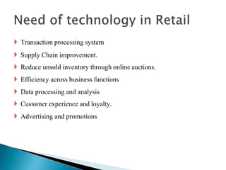 Retail Management Information System | PPTX
