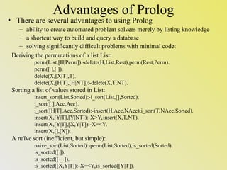 Logical Programming Paradigm for programming Languages. | PPT | Programming Languages | Computing