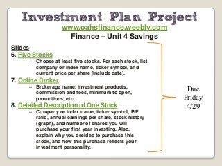Unit 4 Saving and Investing PPT | PDF