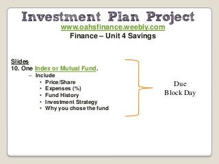 Unit 4 Saving and Investing PPT | PDF