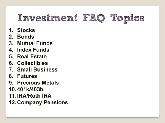 Unit 4 Saving and Investing PPT | PDF | Stocks and Bonds | Personal ...