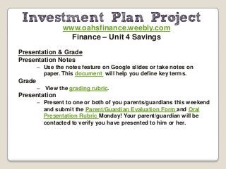 Unit 4 Saving and Investing PPT | PDF | Stocks and Bonds | Personal ...