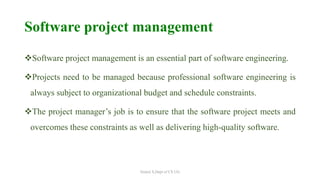 Software Engineering :Project Management | PDF