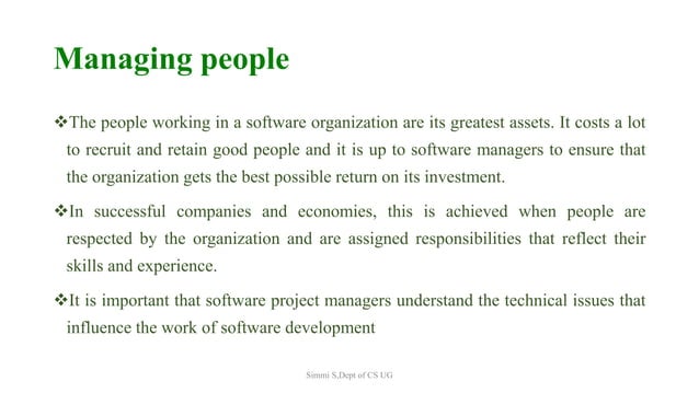 Software Engineering :Project Management | PPT Software Engineering :Project Management | PPT
