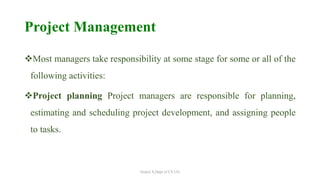 Software Engineering :Project Management | PDF