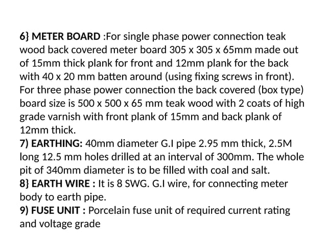 SERVICE CONNECTION, INSPECTION AND TESTING OF INSTALLATION | PPTX