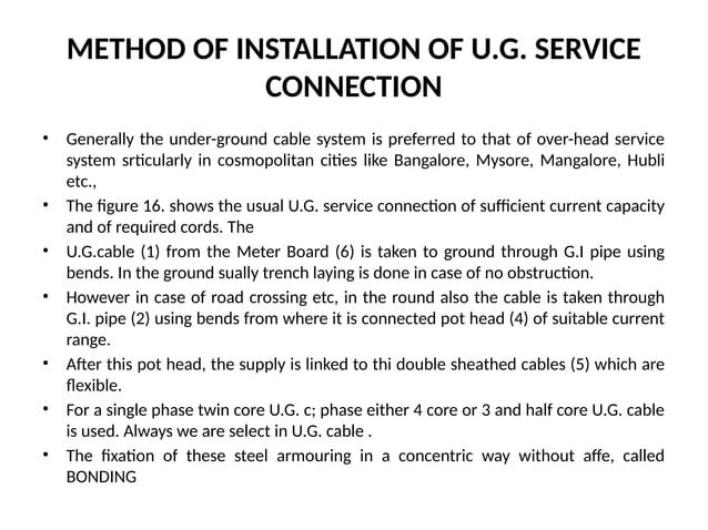 SERVICE CONNECTION, INSPECTION AND TESTING OF INSTALLATION | PPTX