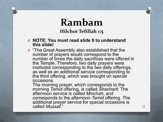 Unit 4: Establishment of Communal Jewish Prayer | PPTX