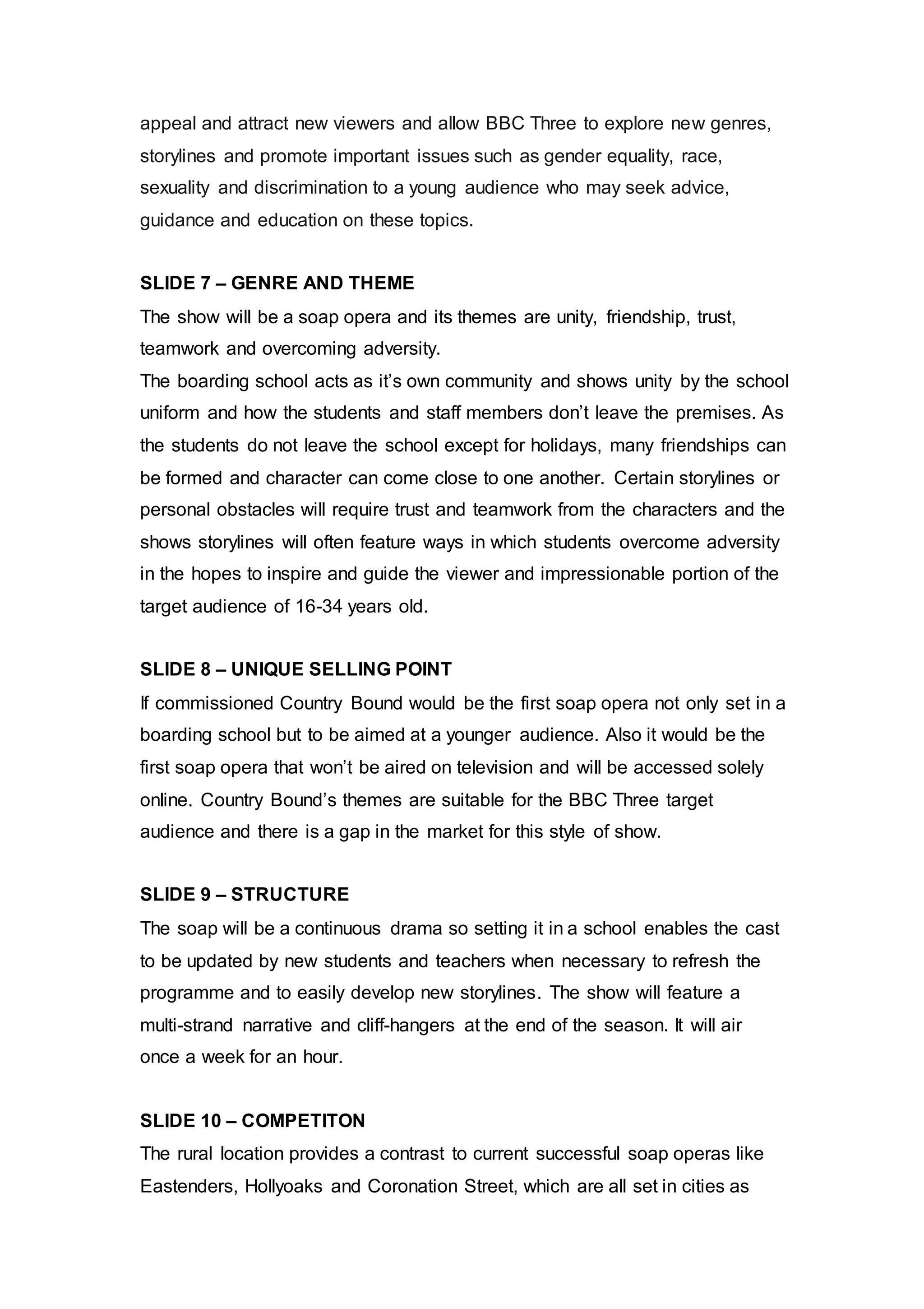 Unit 4 Soap Opera Presentation Transcript | PDF