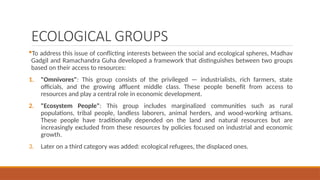UNIT 4 SOCIAL ECOLOGY NOTES OF SOCIOLOGY | PPTX