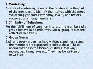 unit 4 sociology Social groups and Processes For Nursing Students | PPTX