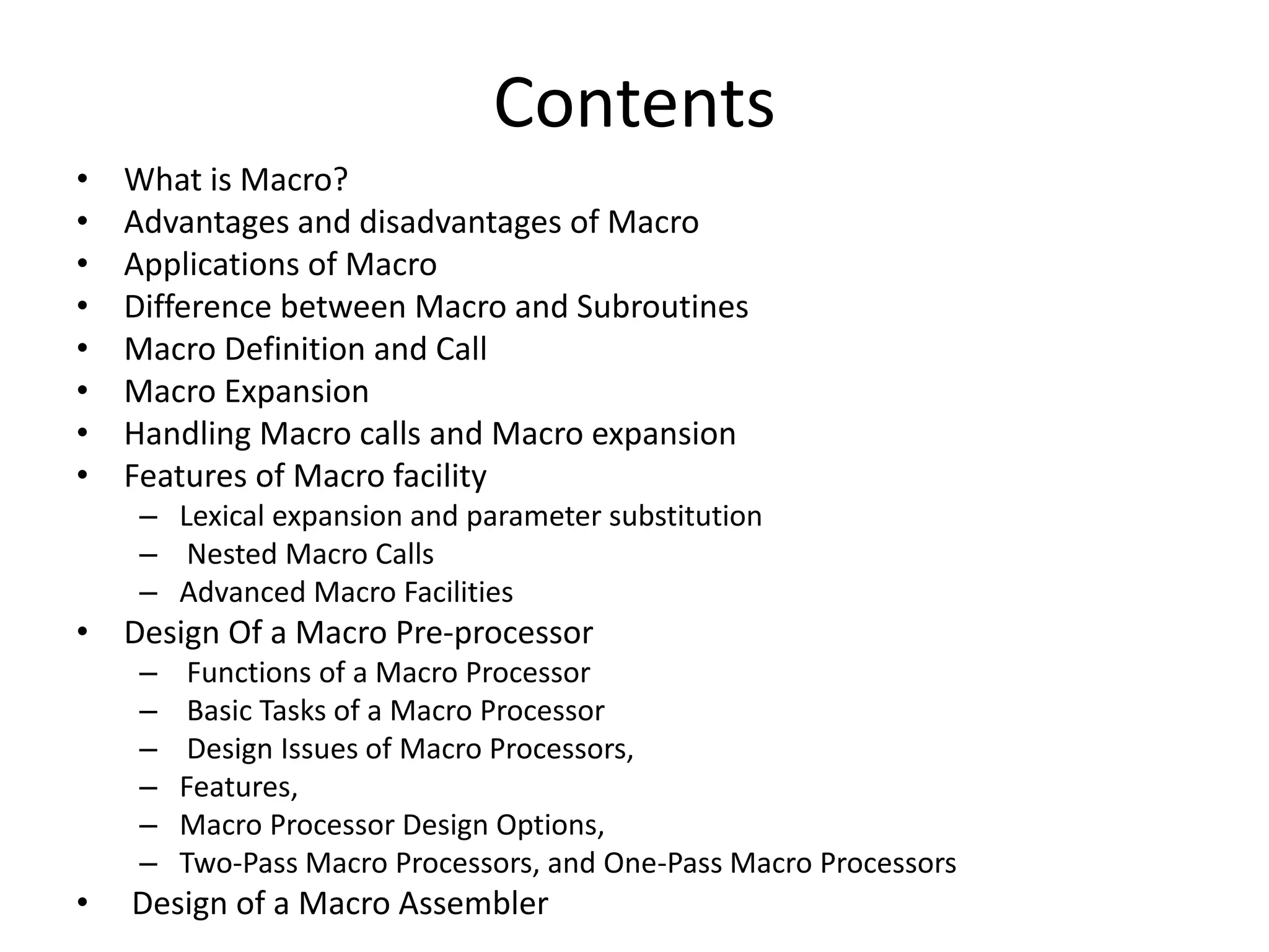 Unit 4 Sp Macro Pptx Programming Languages Computing