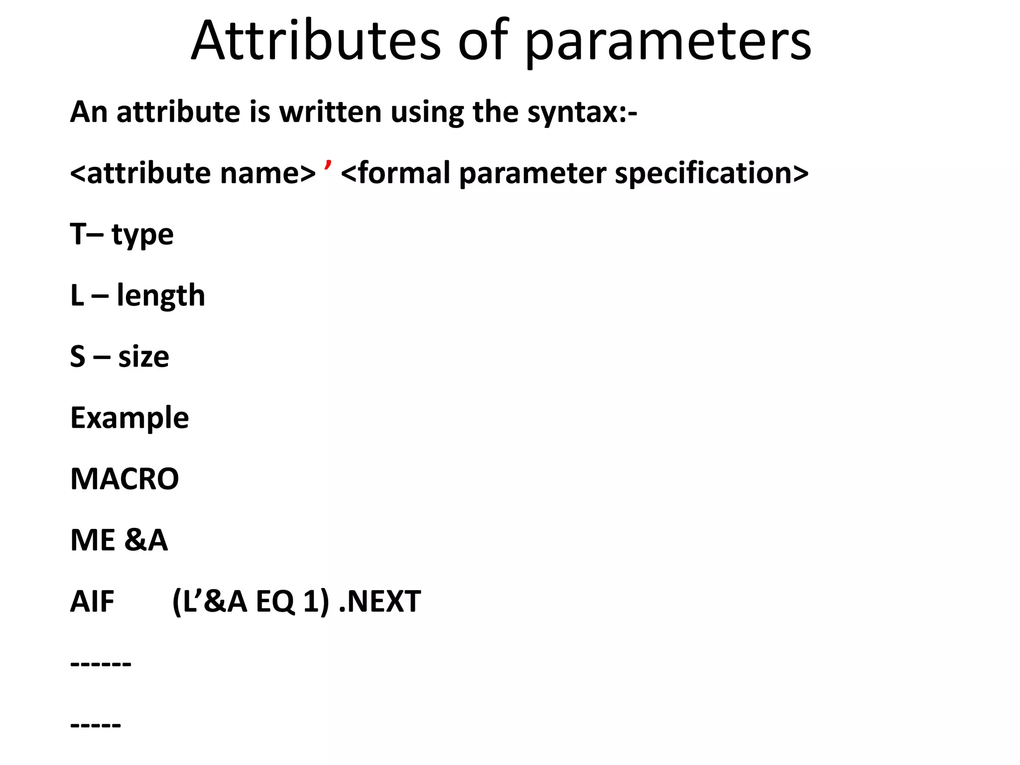 Unit 4 Sp Macro Pptx Programming Languages Computing
