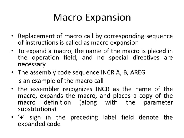 Unit 4 Sp Macro Pptx Programming Languages Computing