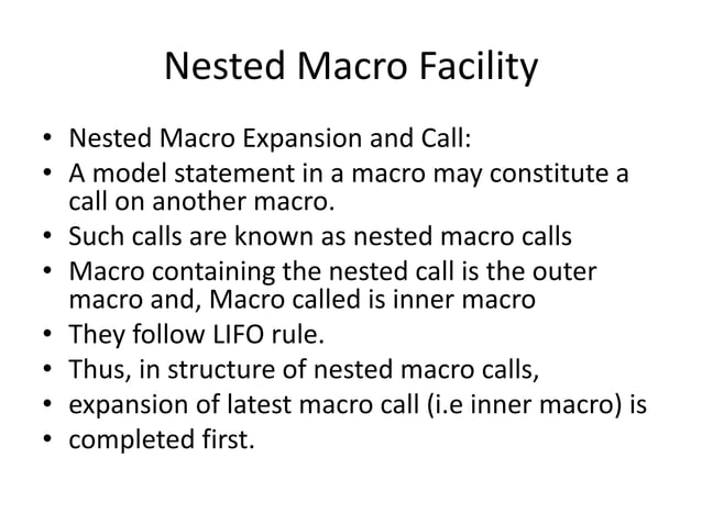 Unit 4 Sp Macro Pptx Programming Languages Computing